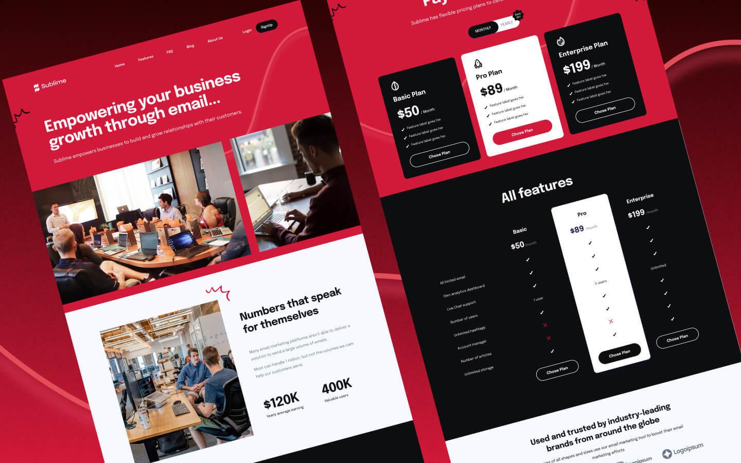 Sublime - Startup HTML5 Responsive Website Template