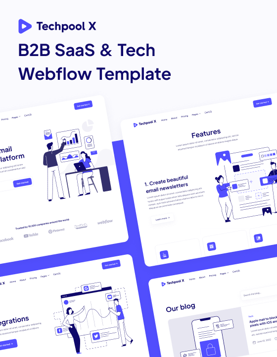 Techpool X - SaaS HTML5 Responsive Website Template