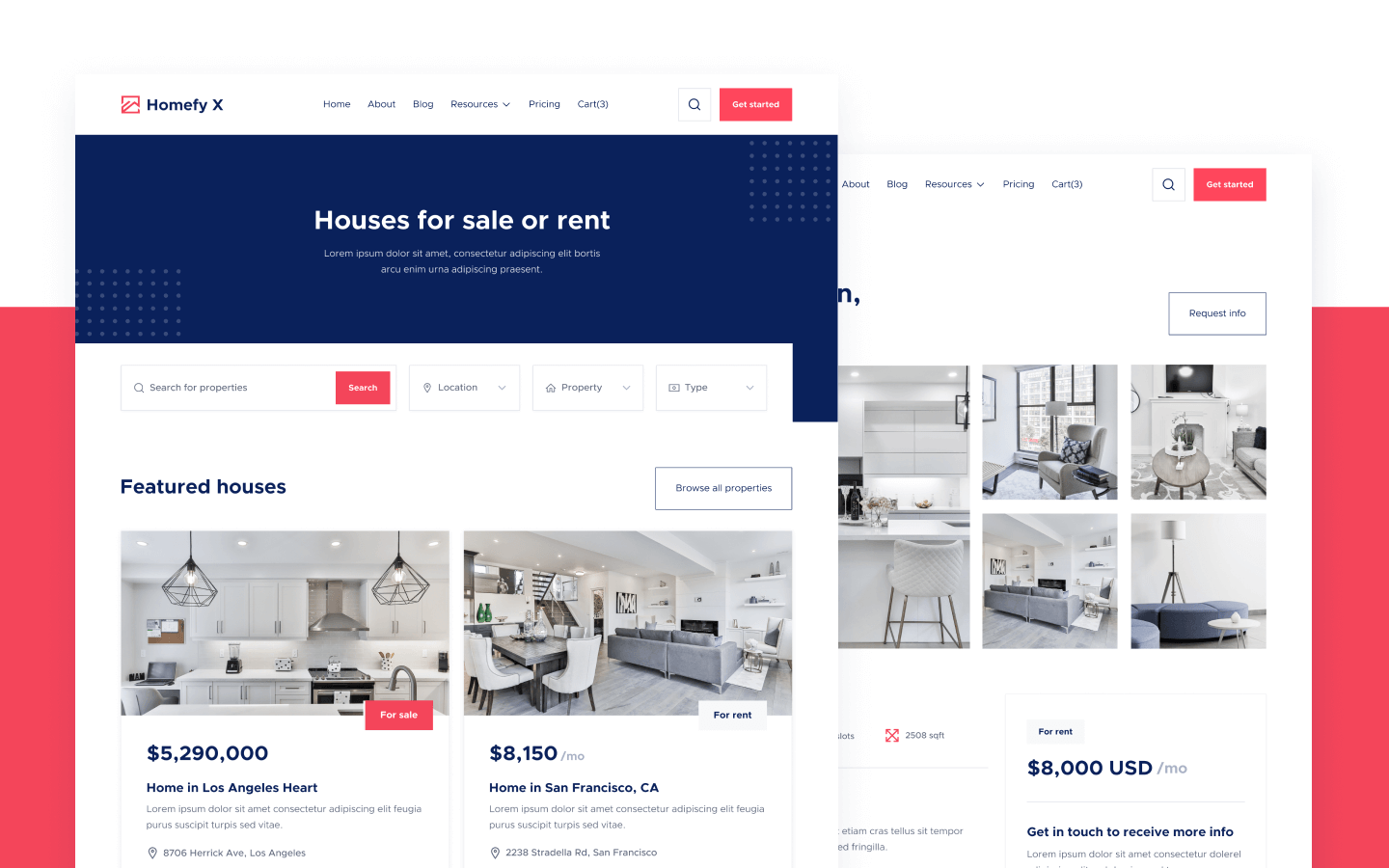 Homefy X - Real Estate HTML5 Responsive Website Template