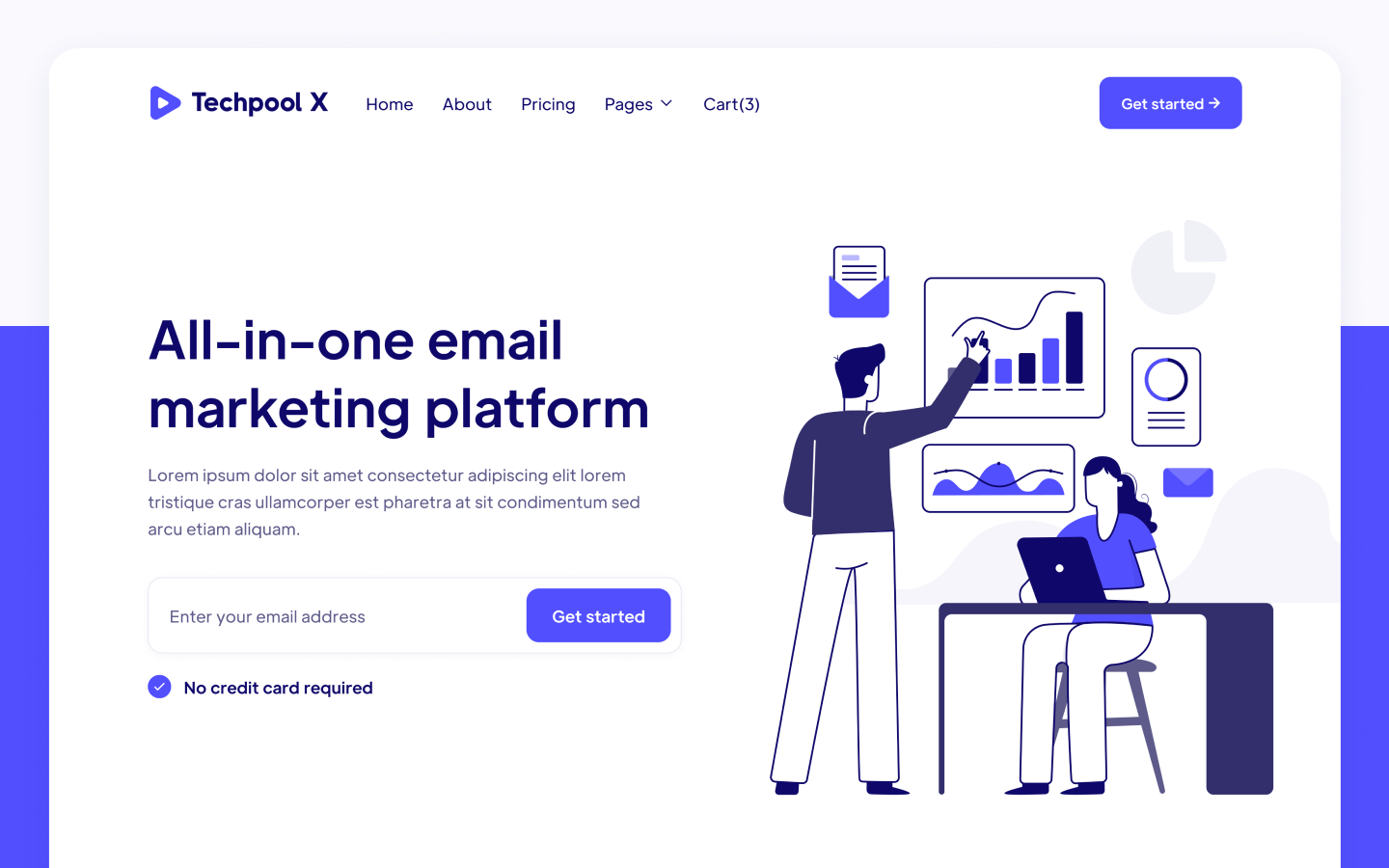 Techpool X - SaaS HTML5 Responsive Website Template