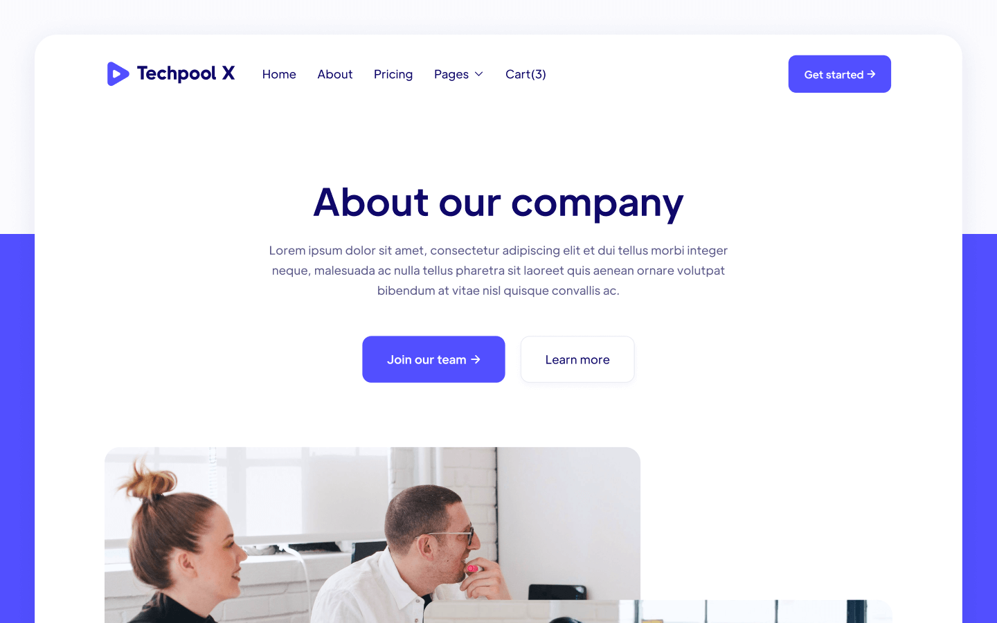 Techpool X - SaaS HTML5 Responsive Website Template