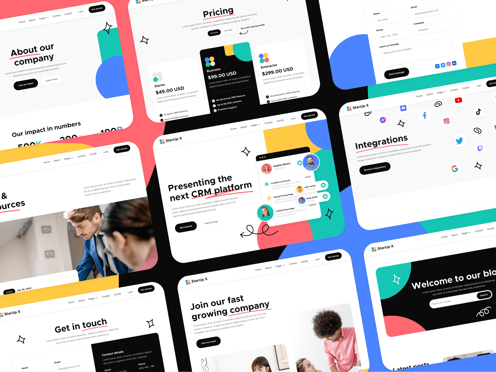 StarUp X - Startup HTML5 Responsive Website Template