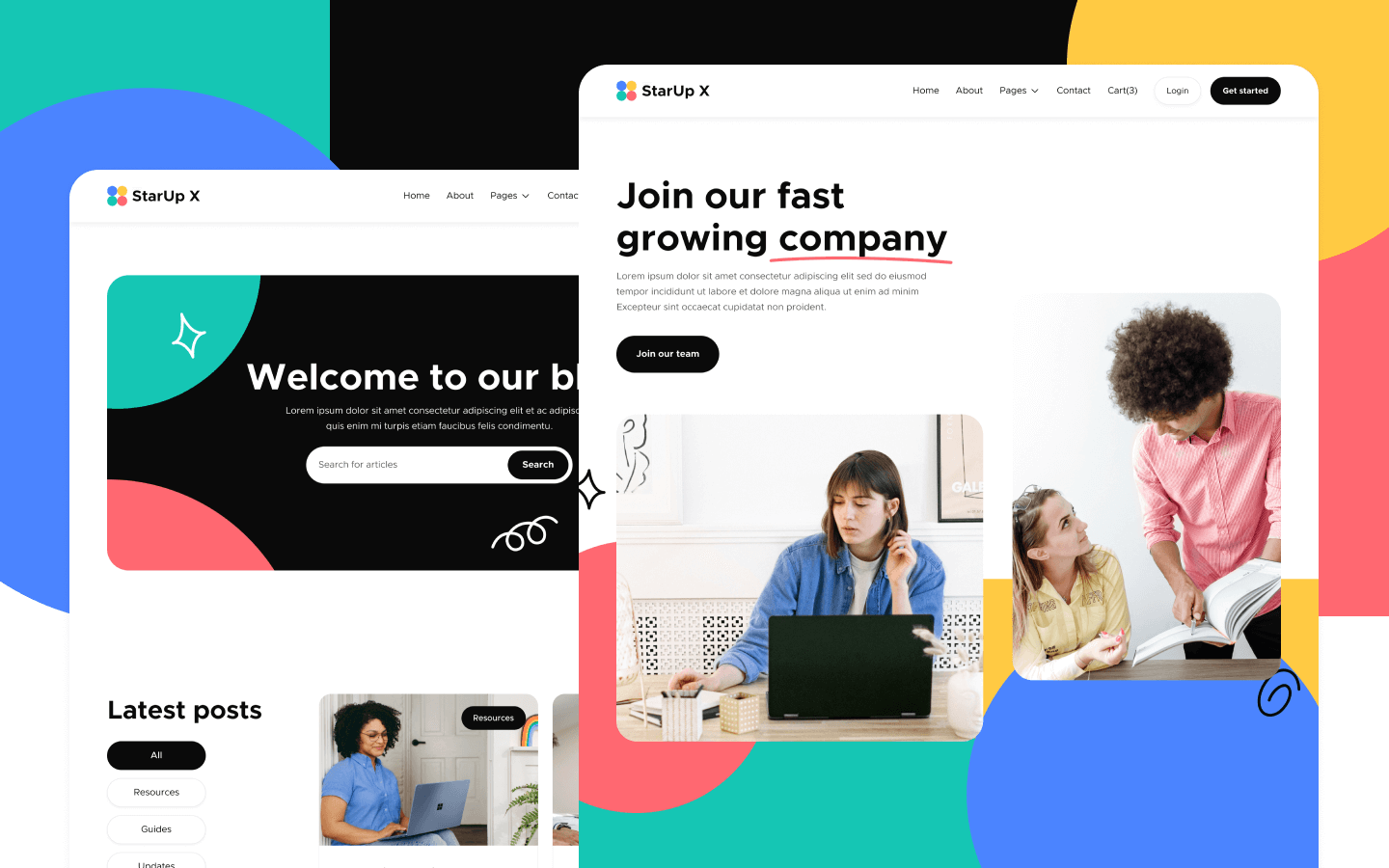 StarUp X - Startup HTML5 Responsive Website Template
