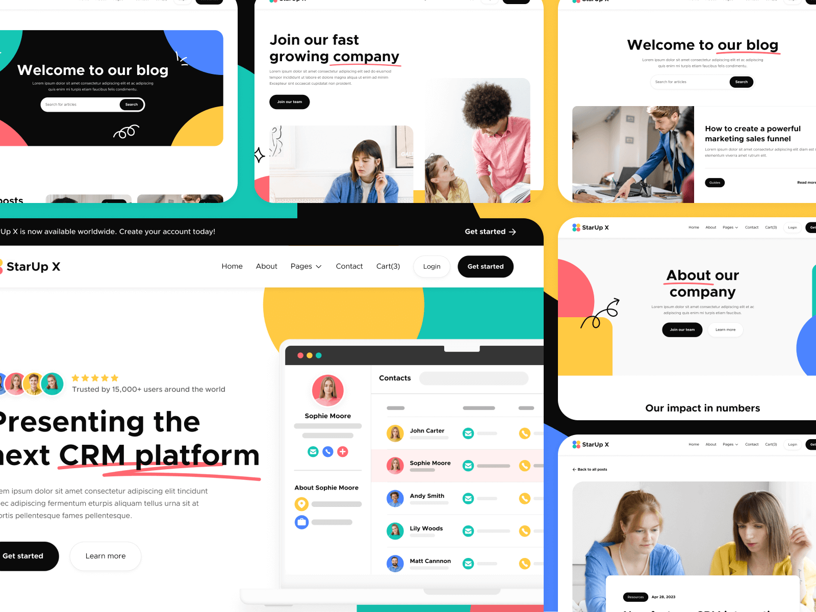StarUp X - Startup HTML5 Responsive Website Template