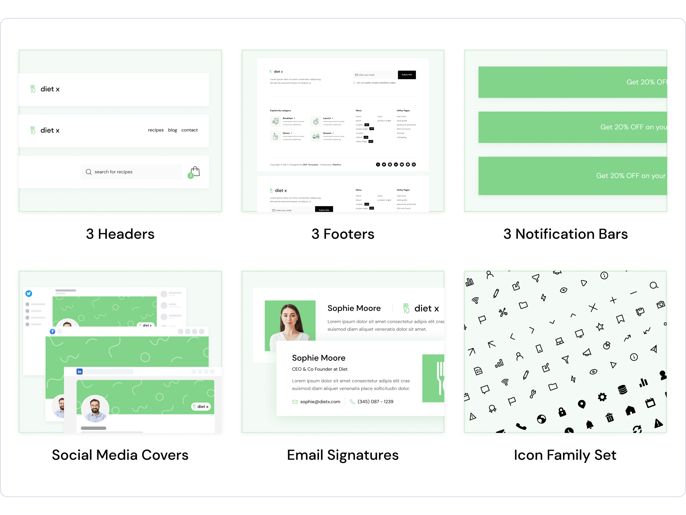 Diet X - Recipe HTML5 Responsive Website Template
