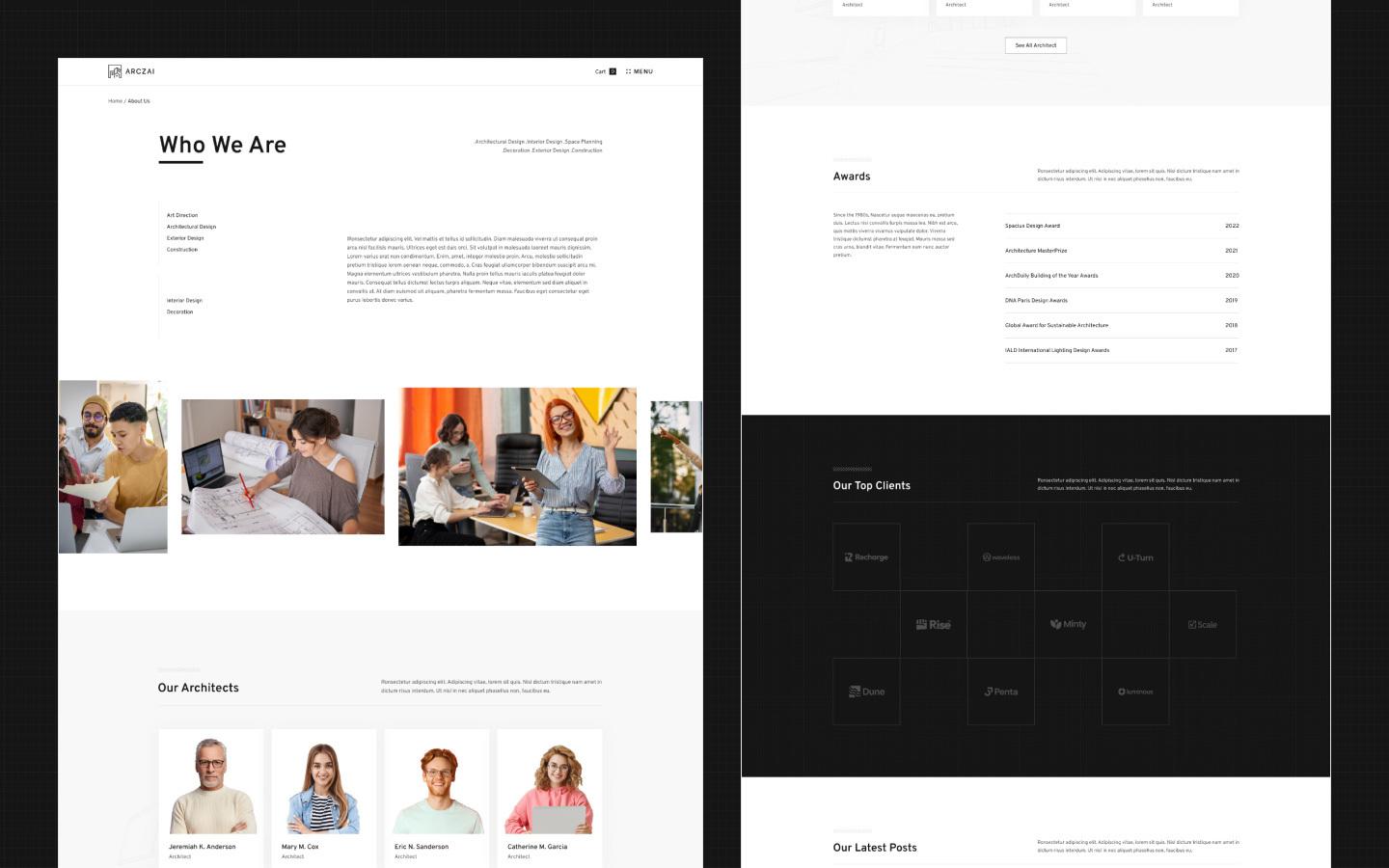 Arczai - Architecture HTML5 Responsive Website Template