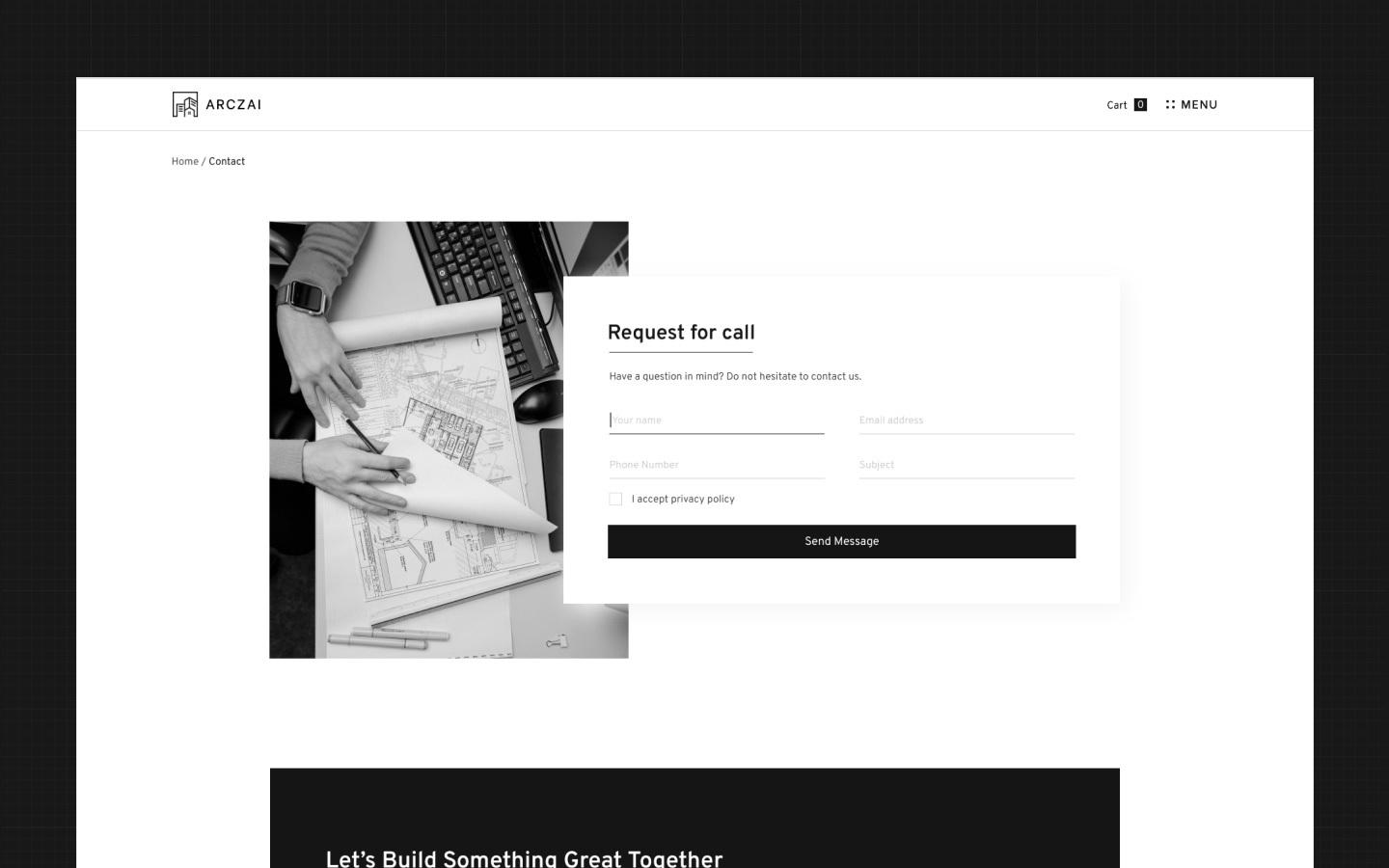 Arczai - Architecture HTML5 Responsive Website Template