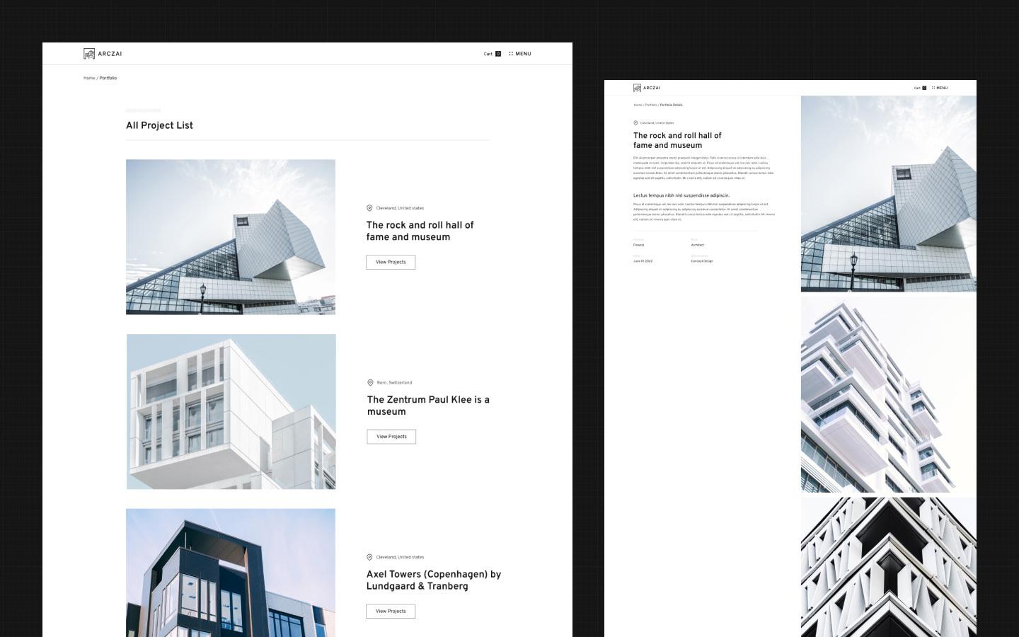 Arczai - Architecture HTML5 Responsive Website Template