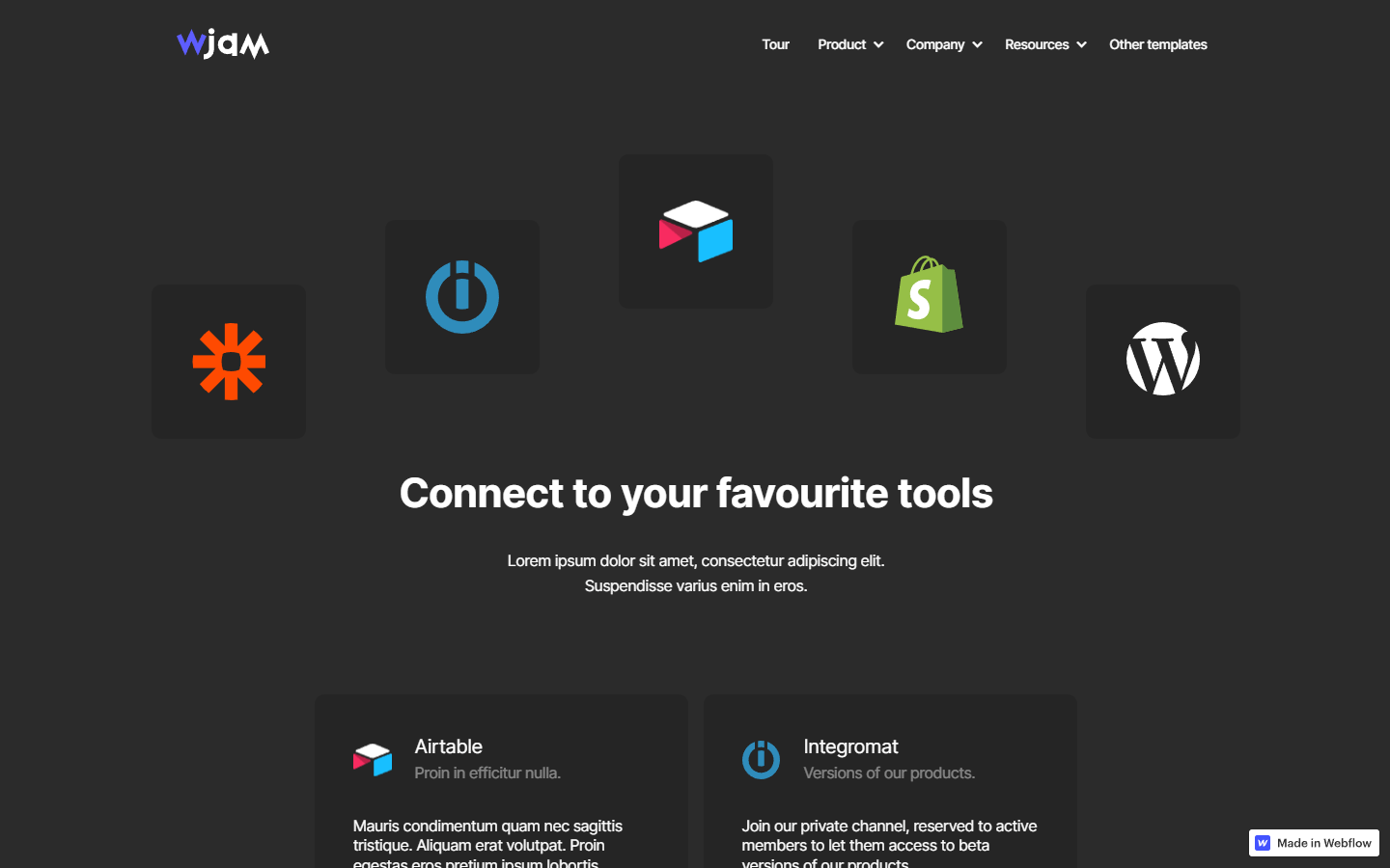 Wjam - SaaS HTML5 Responsive Website Template