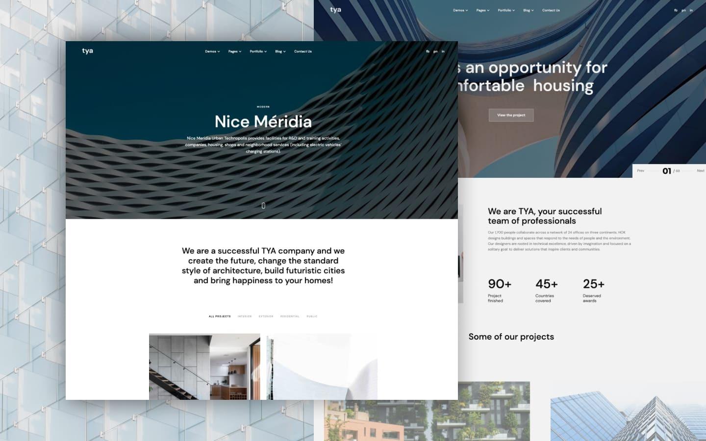 Tya 128 - Architecture HTML5 Responsive Website Template
