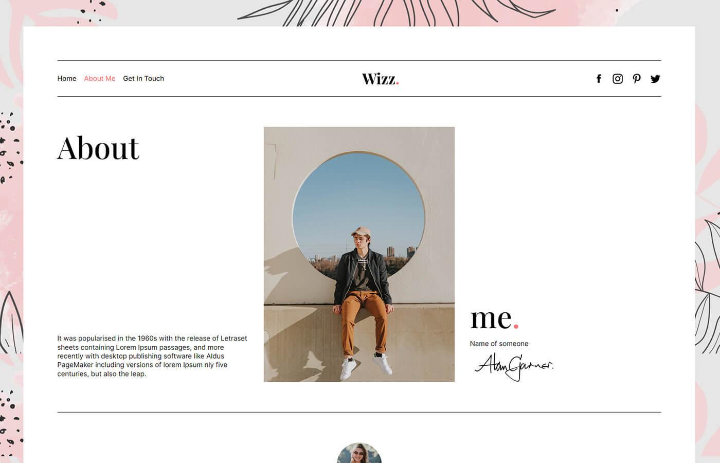 Wizz - Portfolio HTML5 Responsive Website Template