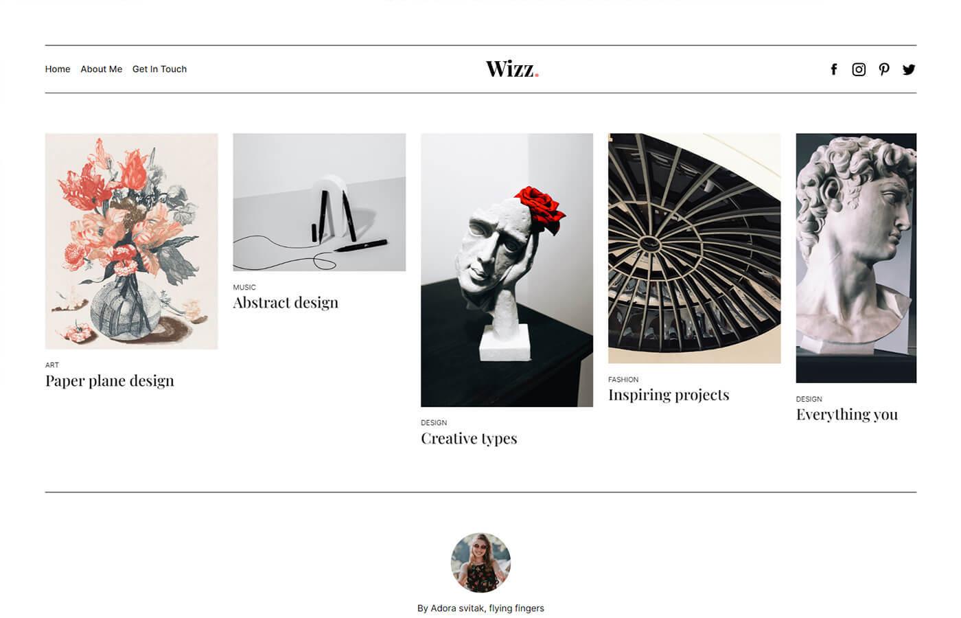 Wizz - Portfolio HTML5 Responsive Website Template