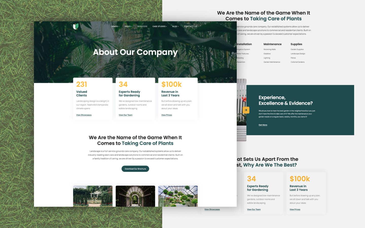 Landscape 128 - Florist HTML5 Responsive Website Template