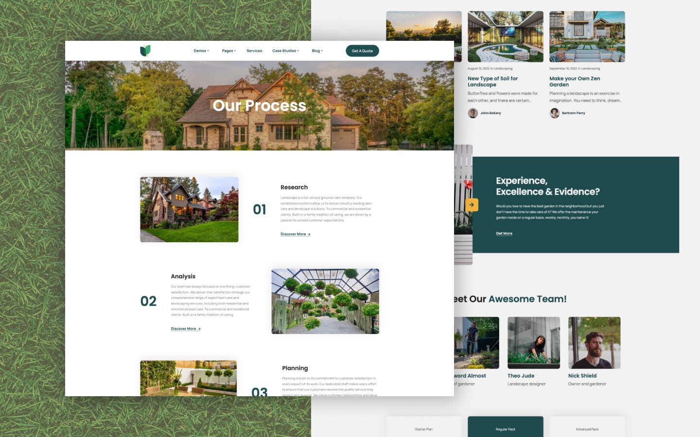 Landscape 128 - Florist HTML5 Responsive Website Template