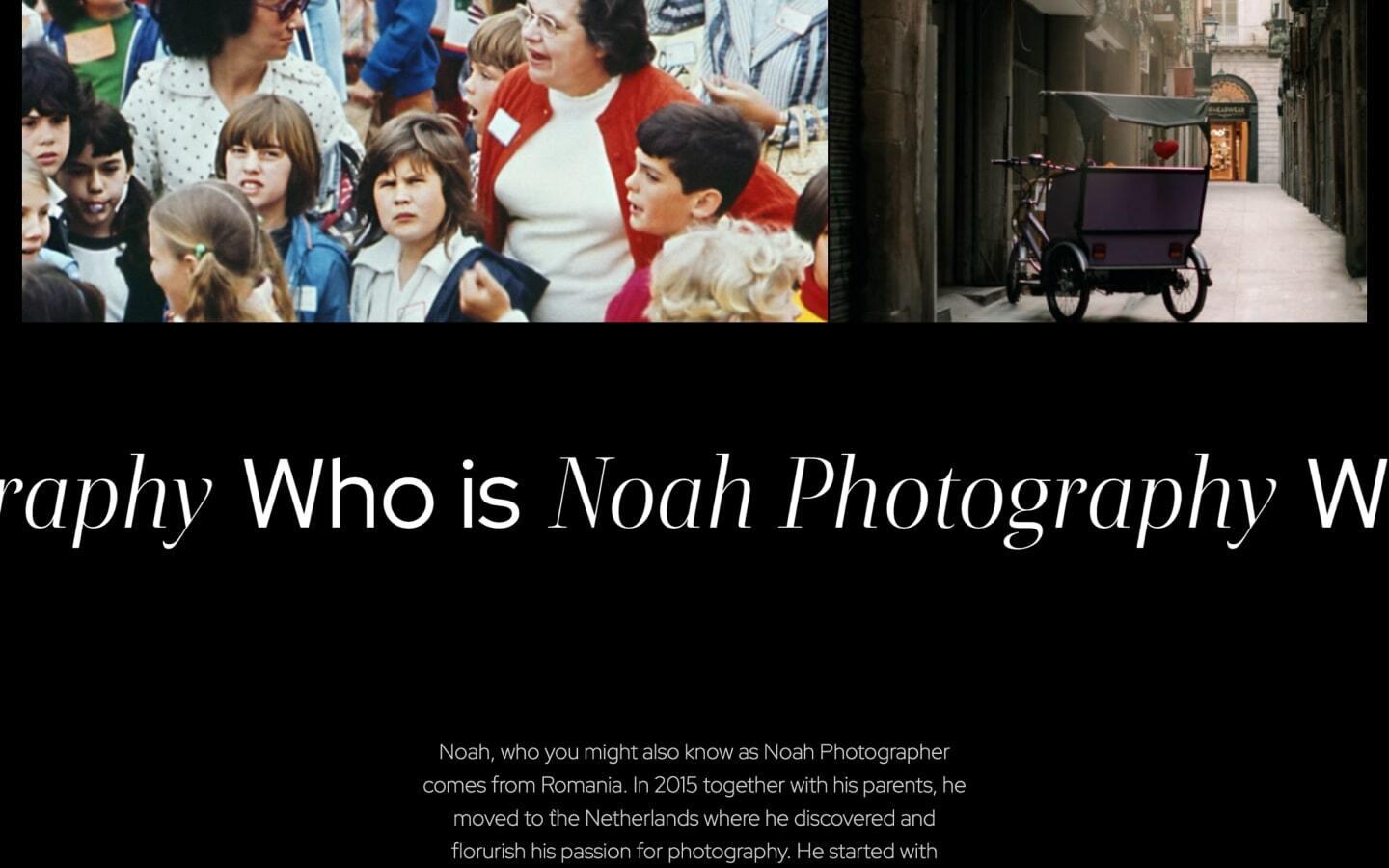 Noah - Photography HTML5 Responsive Website Template