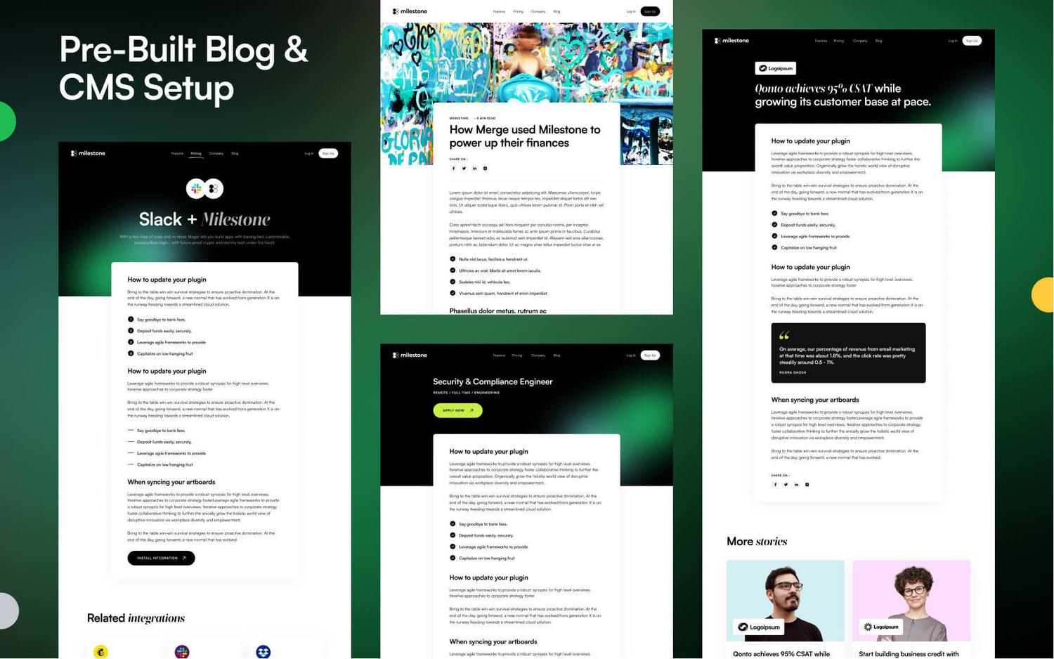 Milestone Plus - Software HTML5 Responsive Website Template