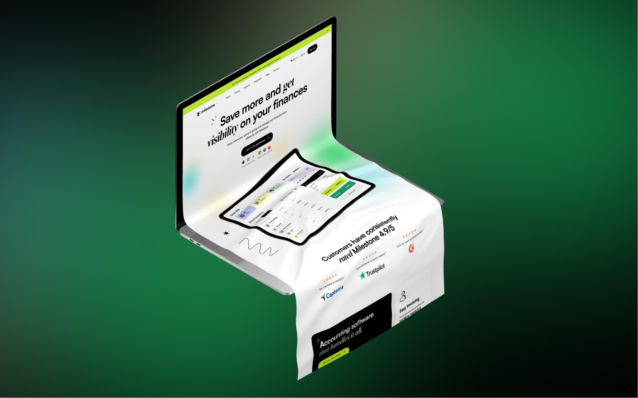 Milestone Plus - Software HTML5 Responsive Website Template