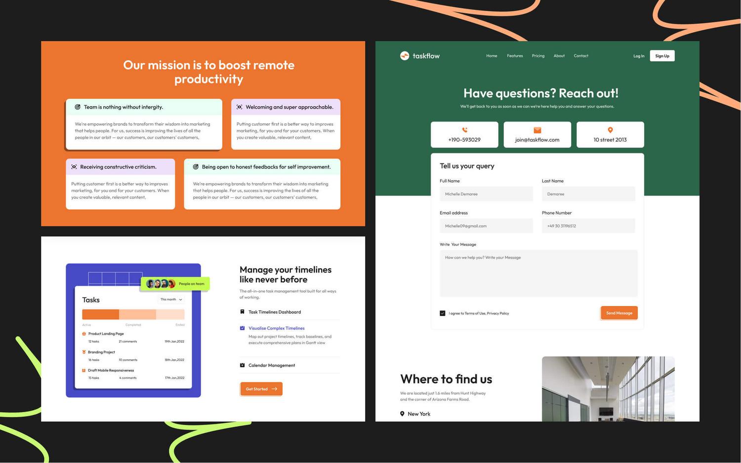 TaskFlow - Startup HTML5 Responsive Website Template