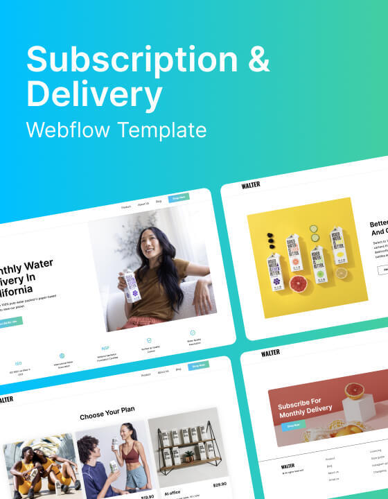 Walter - Delivery HTML5 Responsive Website Template