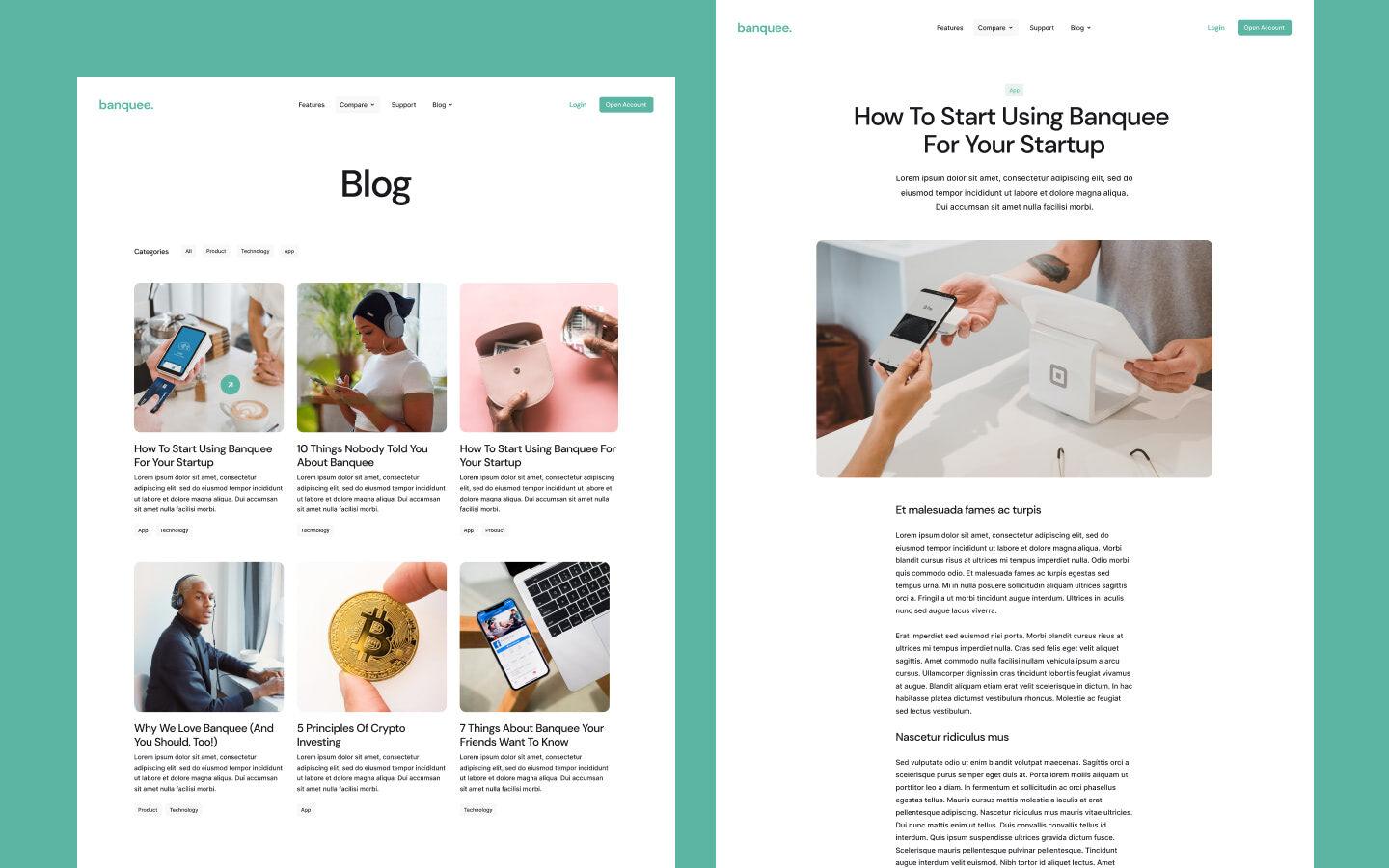 Banquee - Bank HTML5 Responsive Website Template