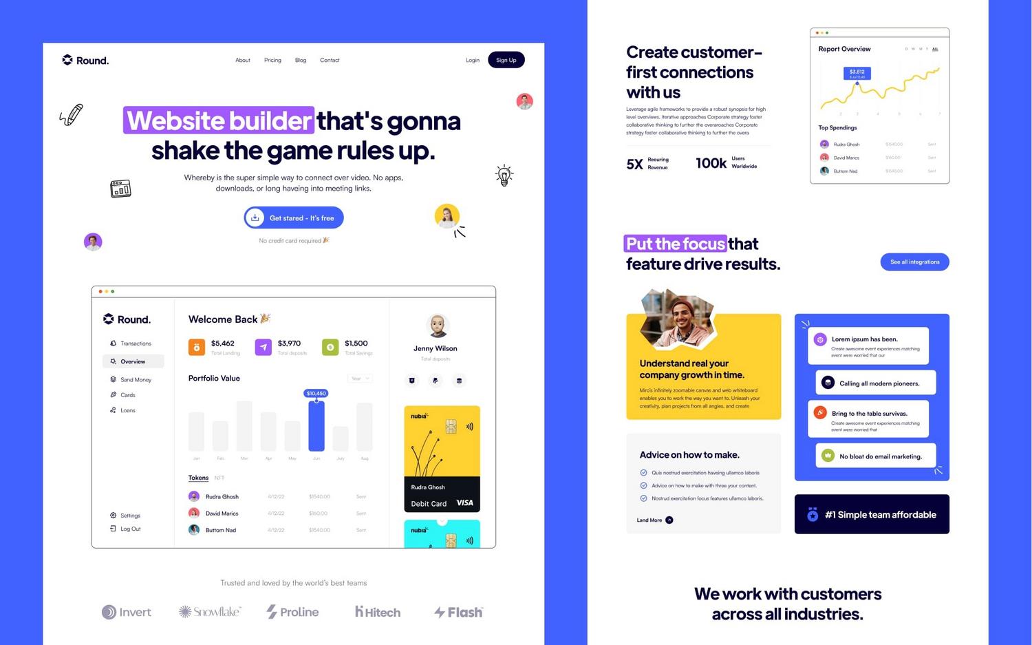 Round Plus - Startup HTML5 Responsive Website Template