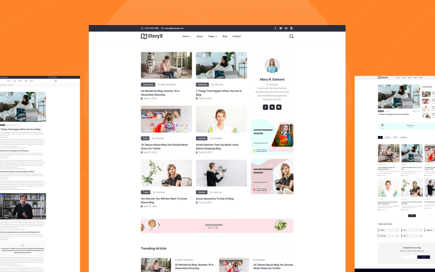 StoryX - News Website Webflow Template - Brandbes