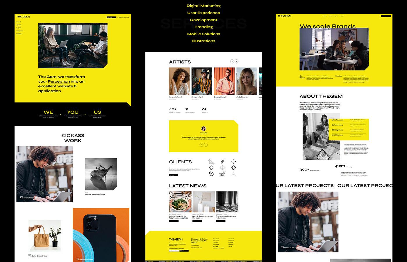 Thegem - Agency HTML5 Responsive Website Template