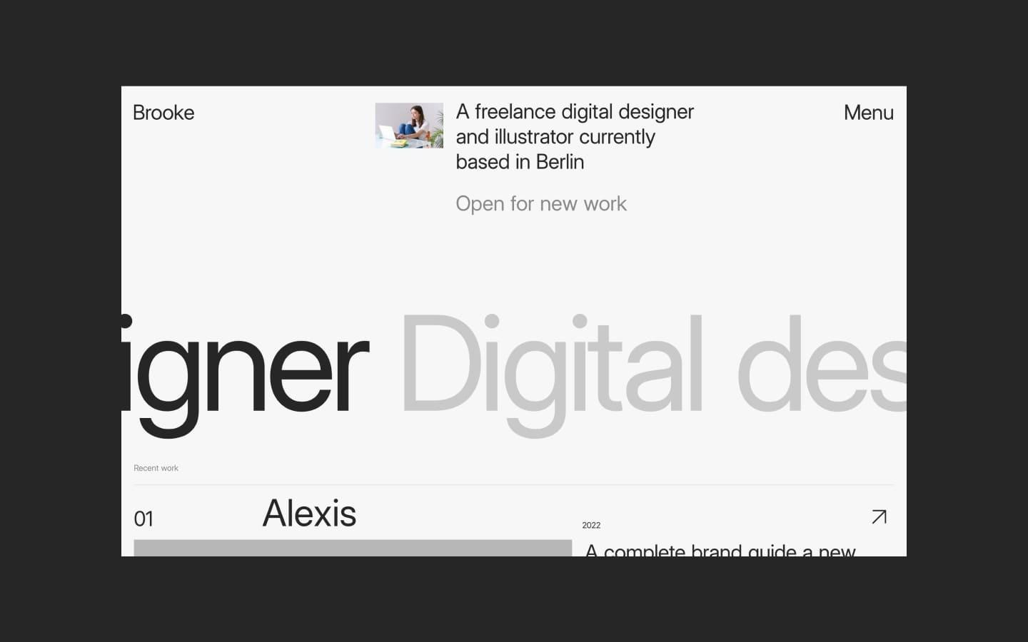 Brooke - Portfolio HTML5 Responsive Website Template