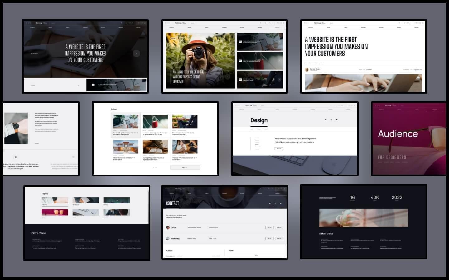 Nextmag - Lifestyle HTML5 Responsive Website Template
