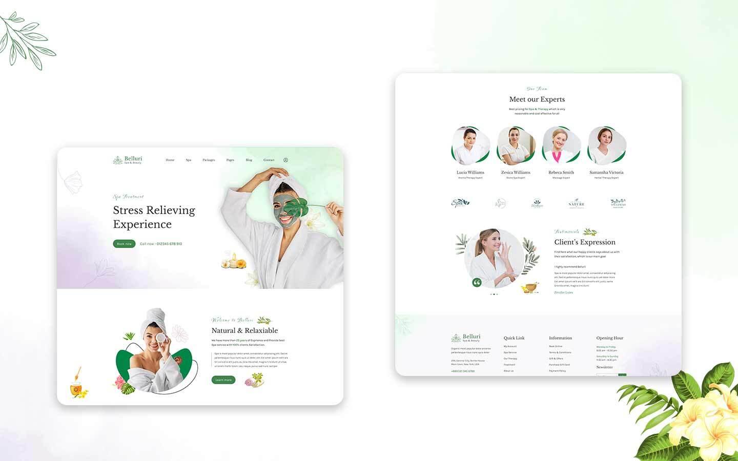Belluri - Spa HTML5 Responsive Website Template