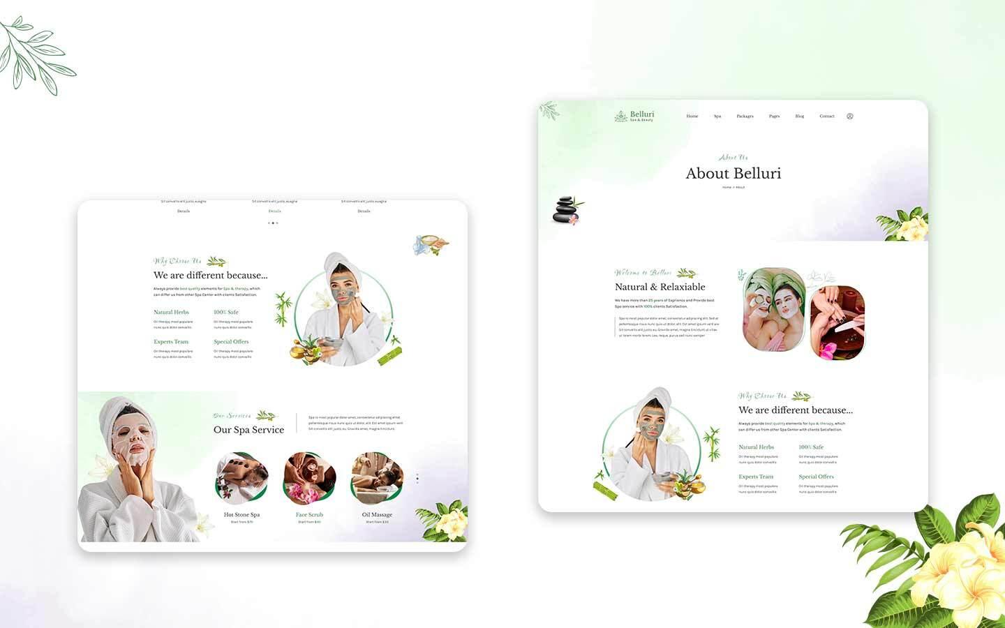 Belluri - Spa HTML5 Responsive Website Template