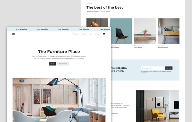Blue Sky Ecommerce - Shop HTML5 Responsive Website Template
