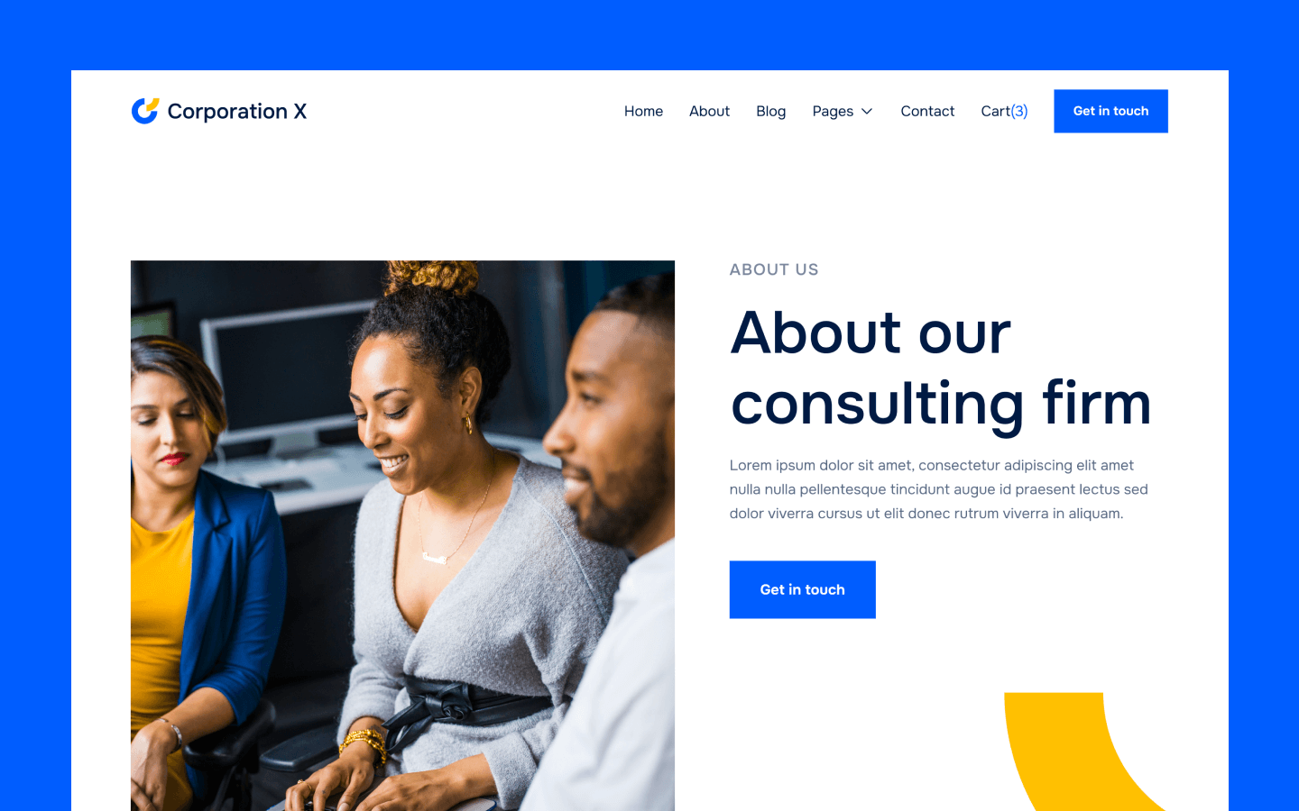 Corporation X - Startup HTML5 Responsive Website Template