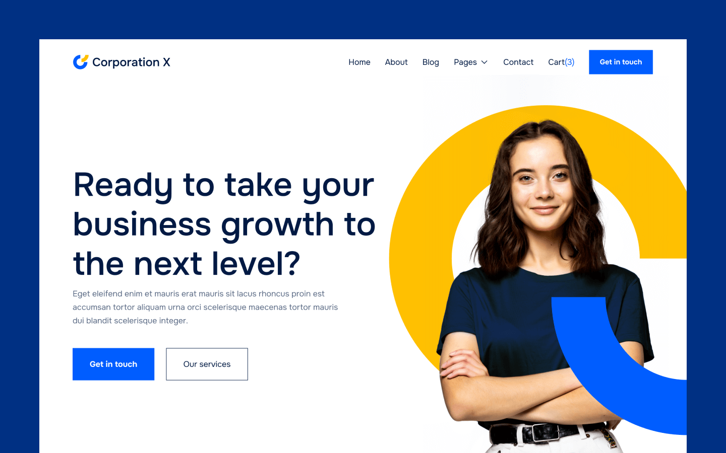 Corporation X - Startup HTML5 Responsive Website Template