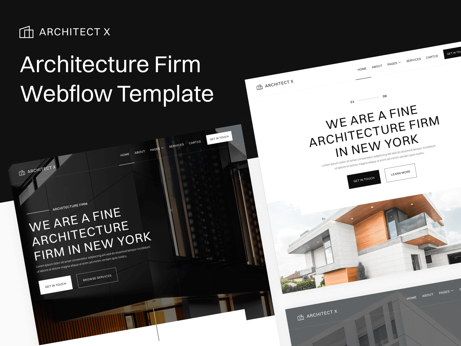 Architect X - Architecture HTML5 Responsive Website Template