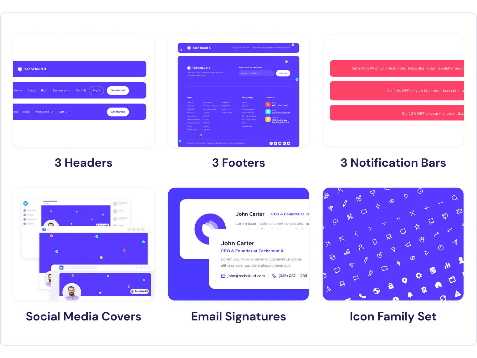 Techcloud X - SaaS HTML5 Responsive Website Template