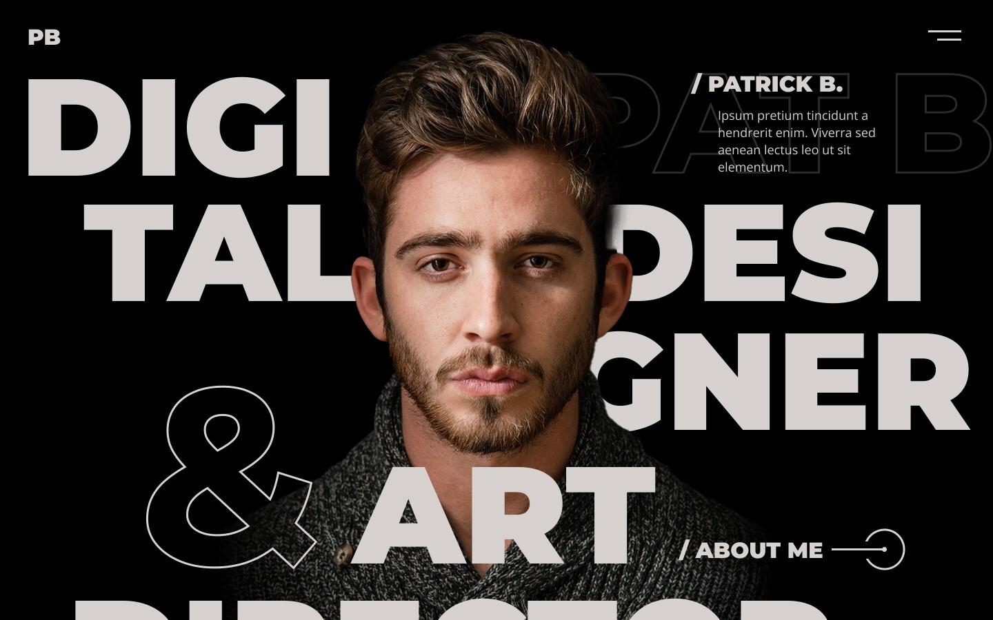 Patrick B. - Portfolio HTML5 Responsive Website Template