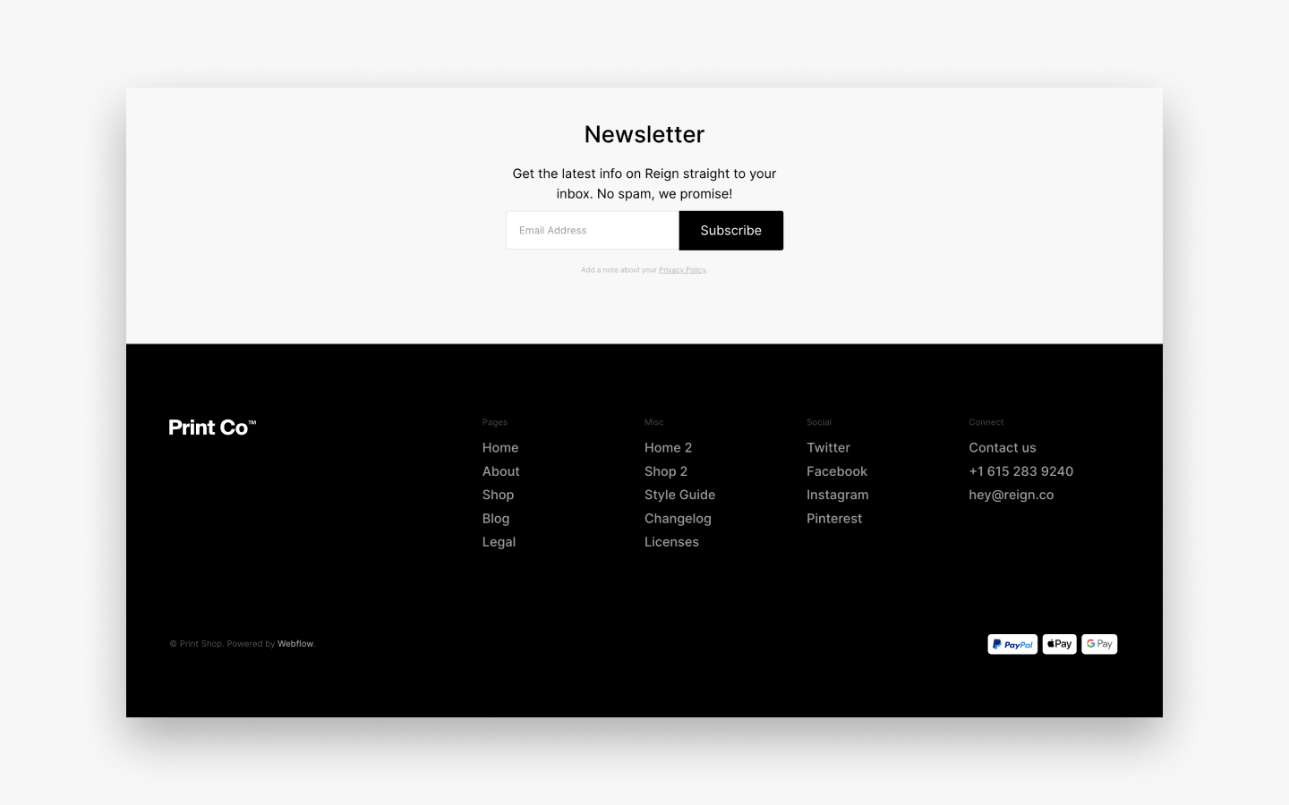 Print Co - Creative HTML5 Responsive Website Template