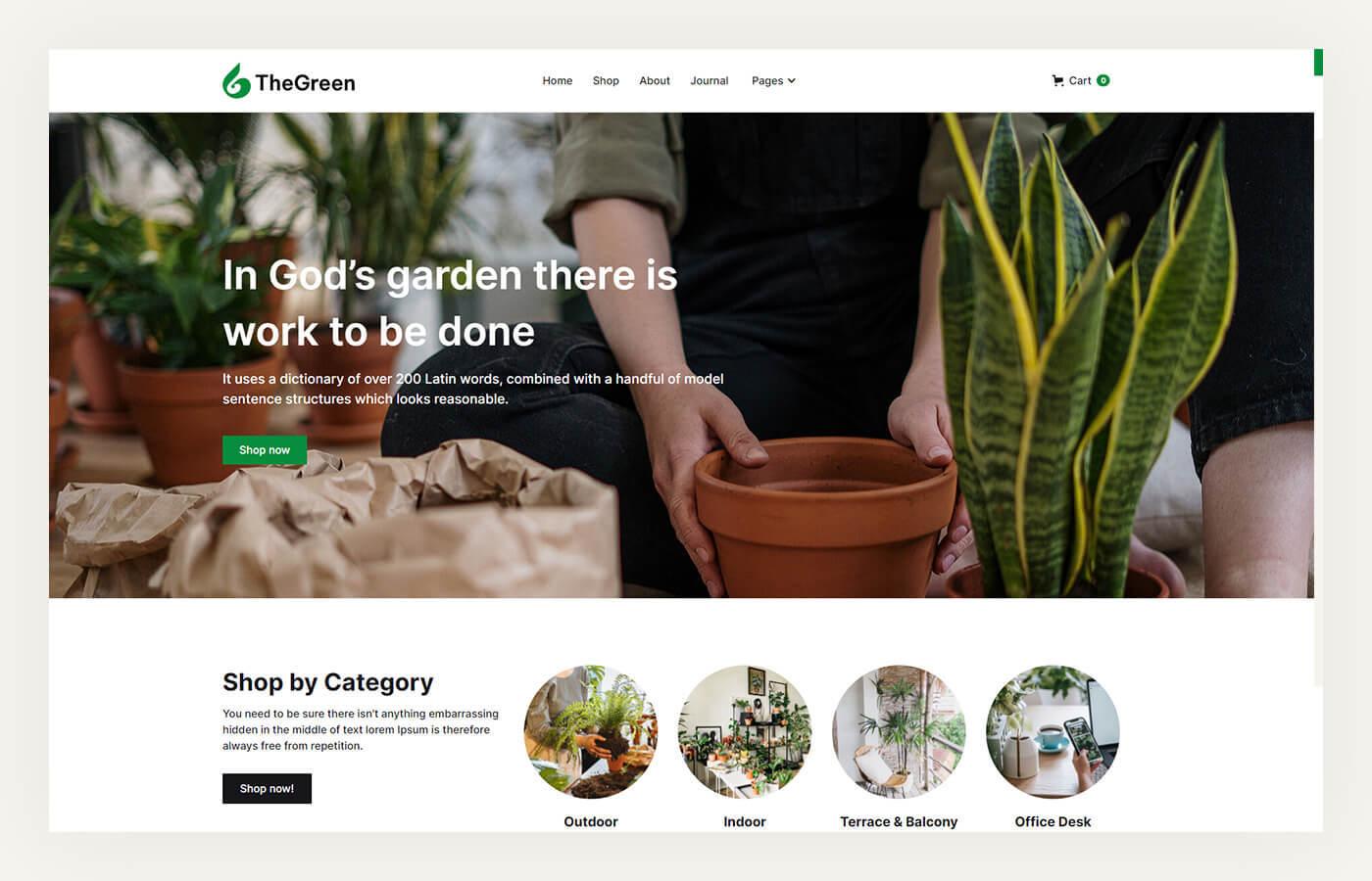 TheGreen - Florist HTML5 Responsive Website Template