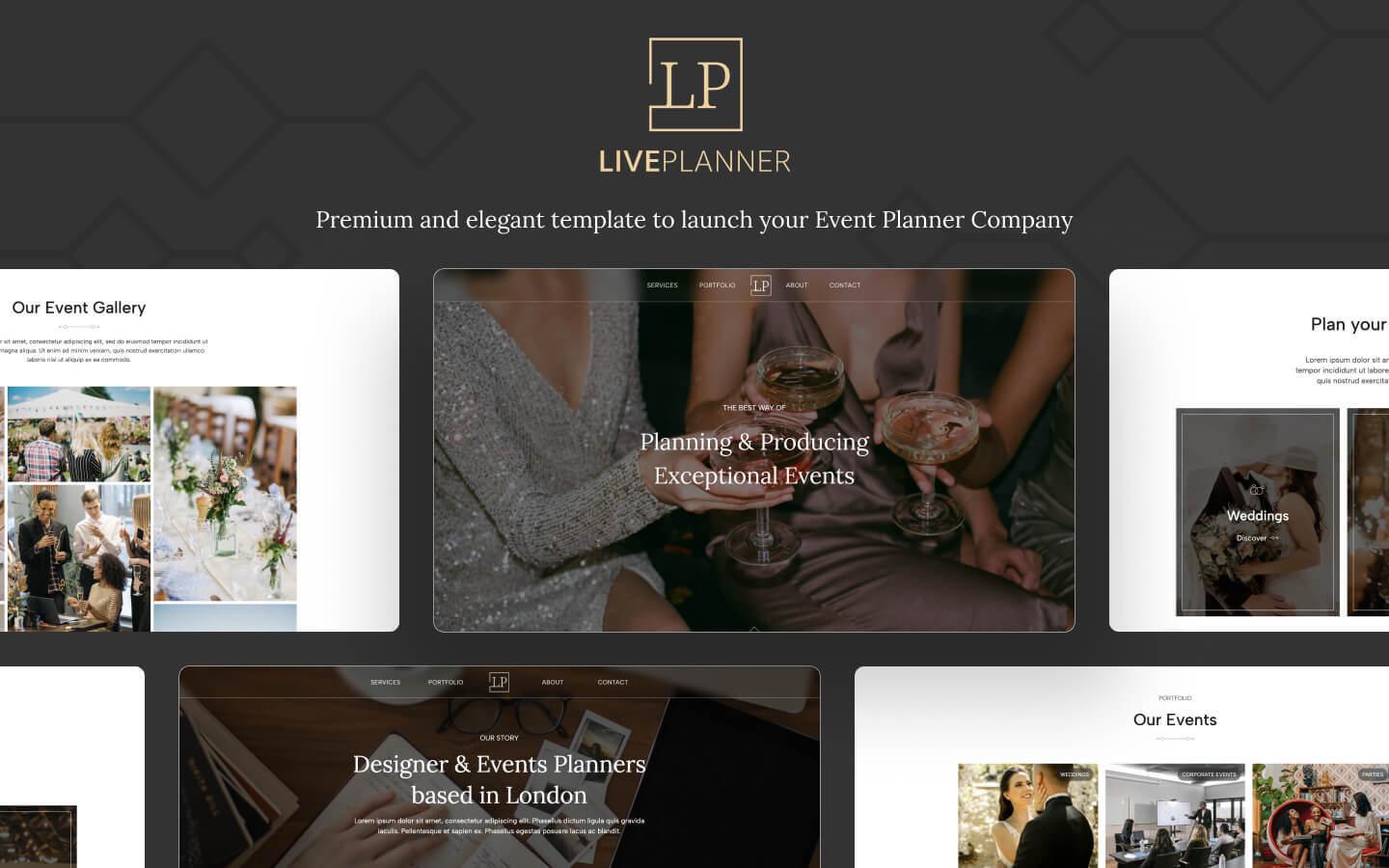 LivePlanner - Event HTML5 Responsive Website Template