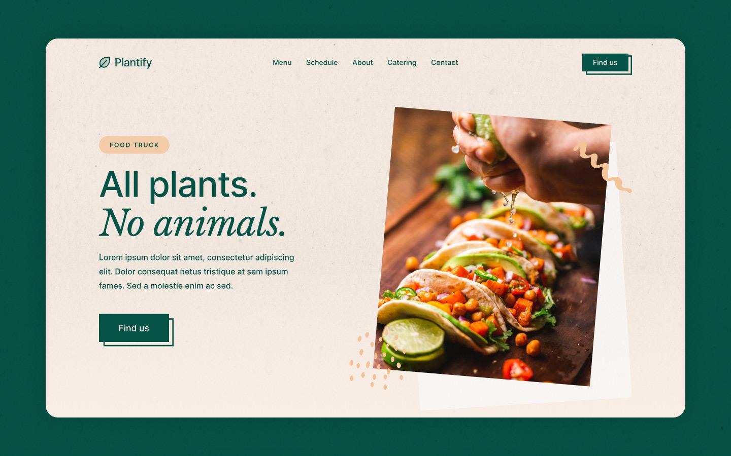 Plantify - Restaurant HTML5 Responsive Website Template