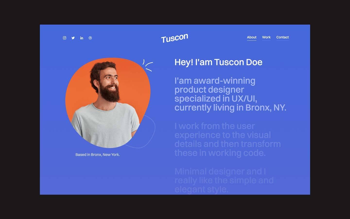 Tuscon Doe - Portfolio HTML5 Responsive Website Template