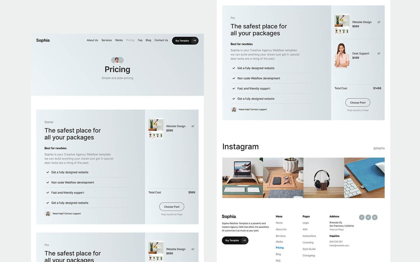 Sophia - Agency HTML5 Responsive Website Template