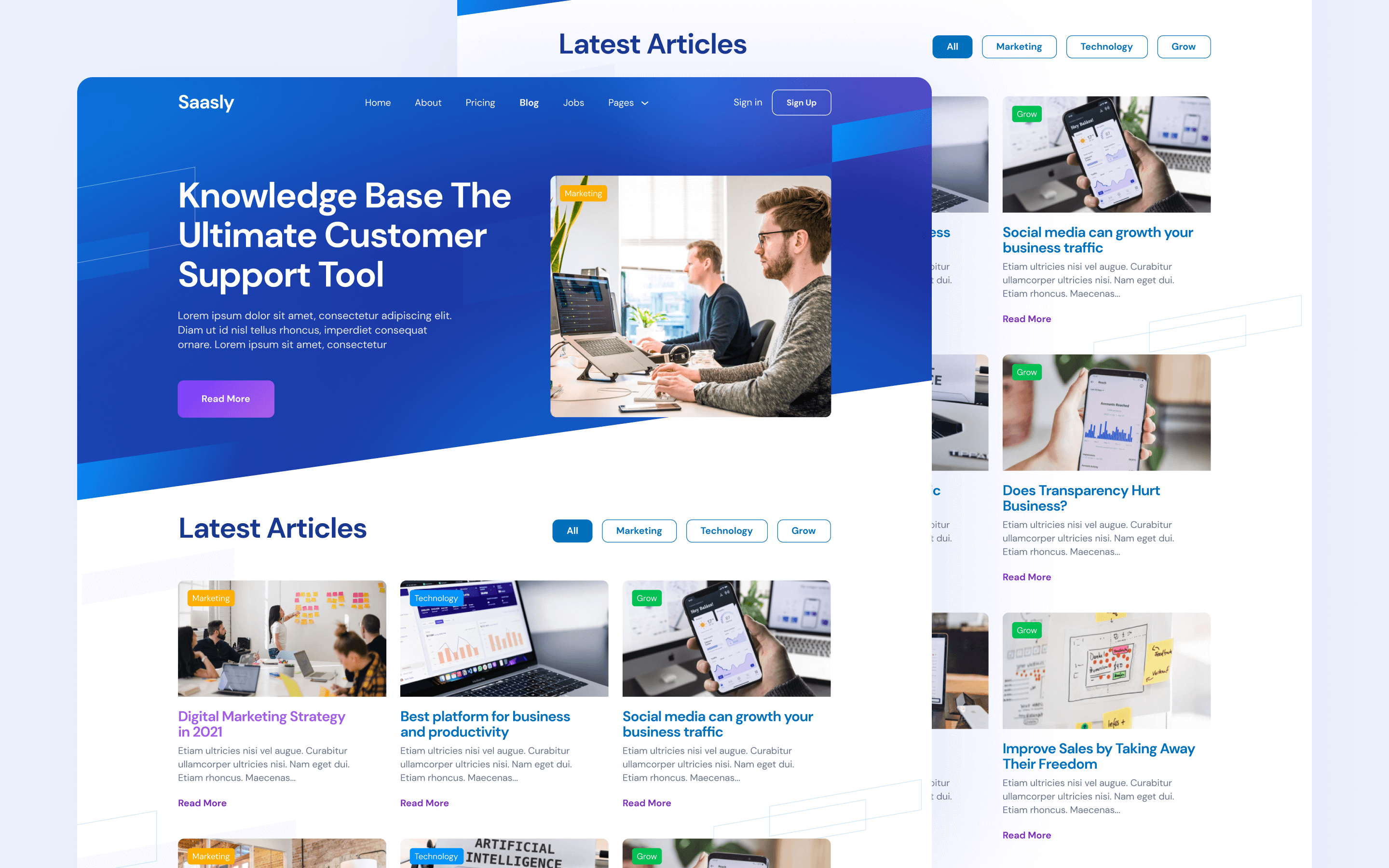 Sassly - SaaS HTML5 Responsive Website Template