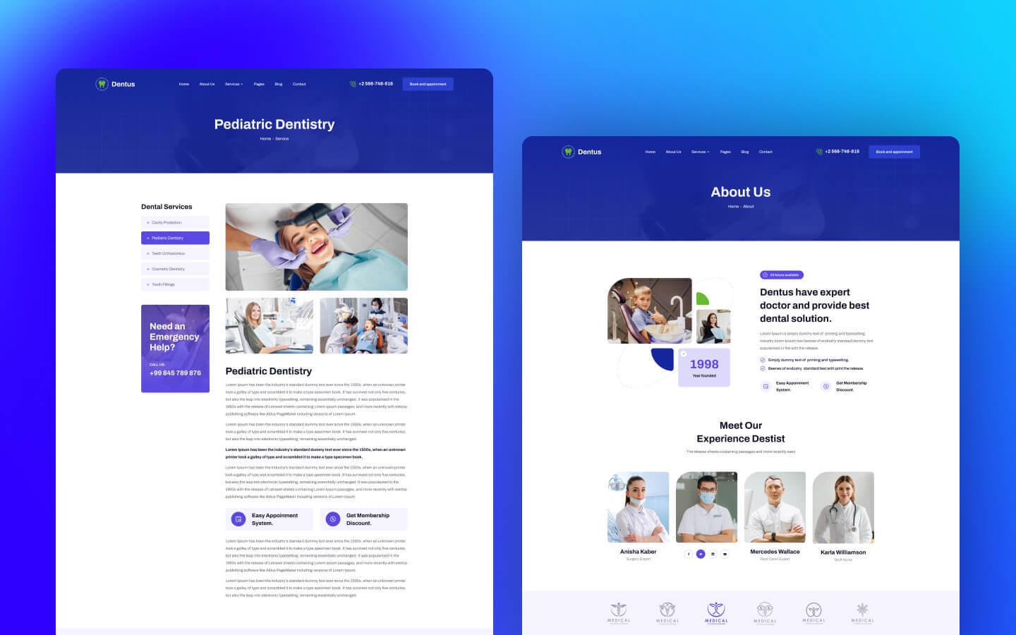 Dentus - Dentist HTML5 Responsive Website Template