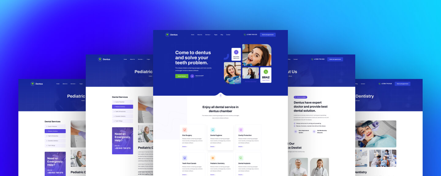 Dentus - Dentist HTML5 Responsive Website Template