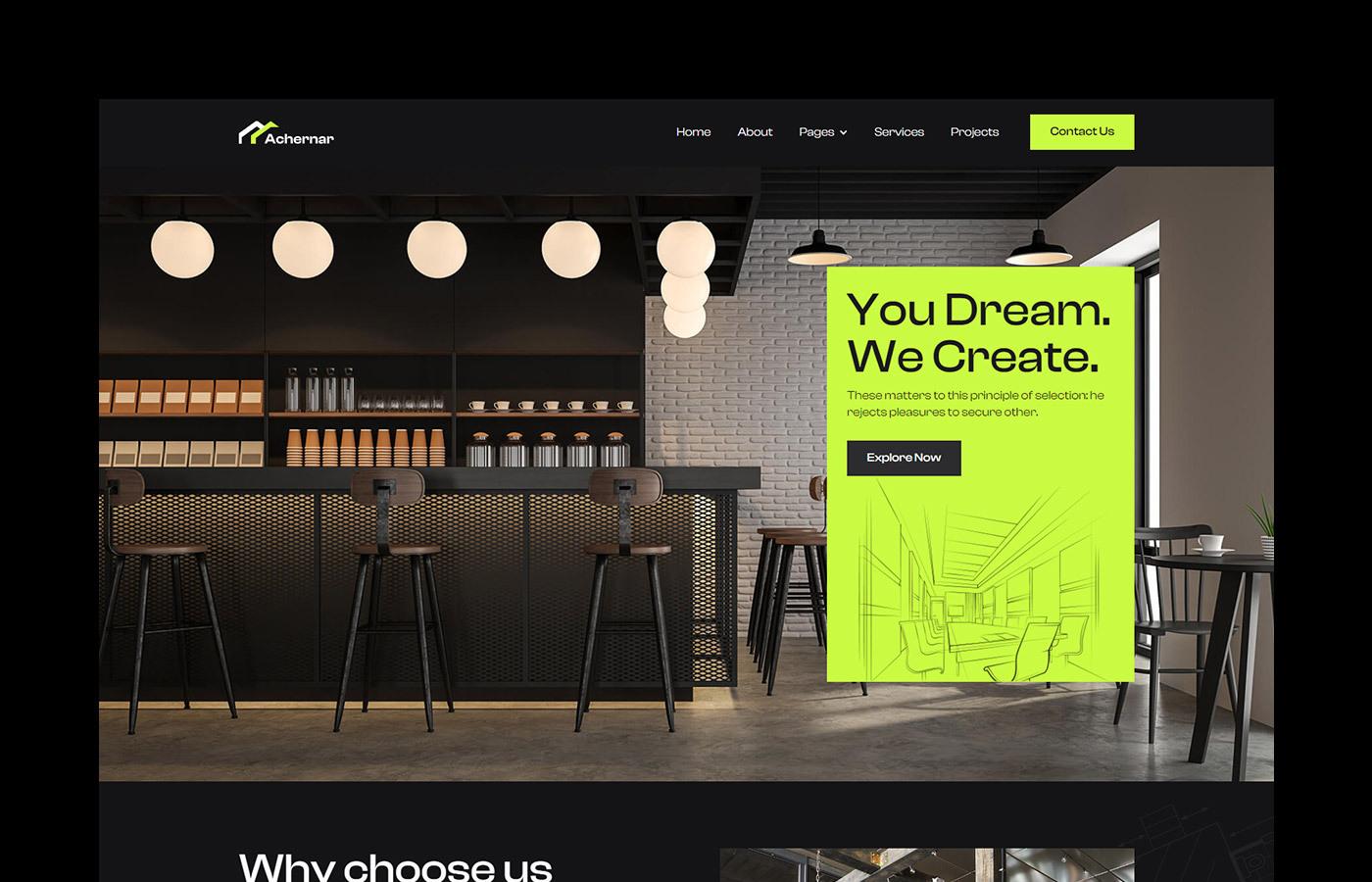Achernar - Architecture HTML5 Responsive Website Template