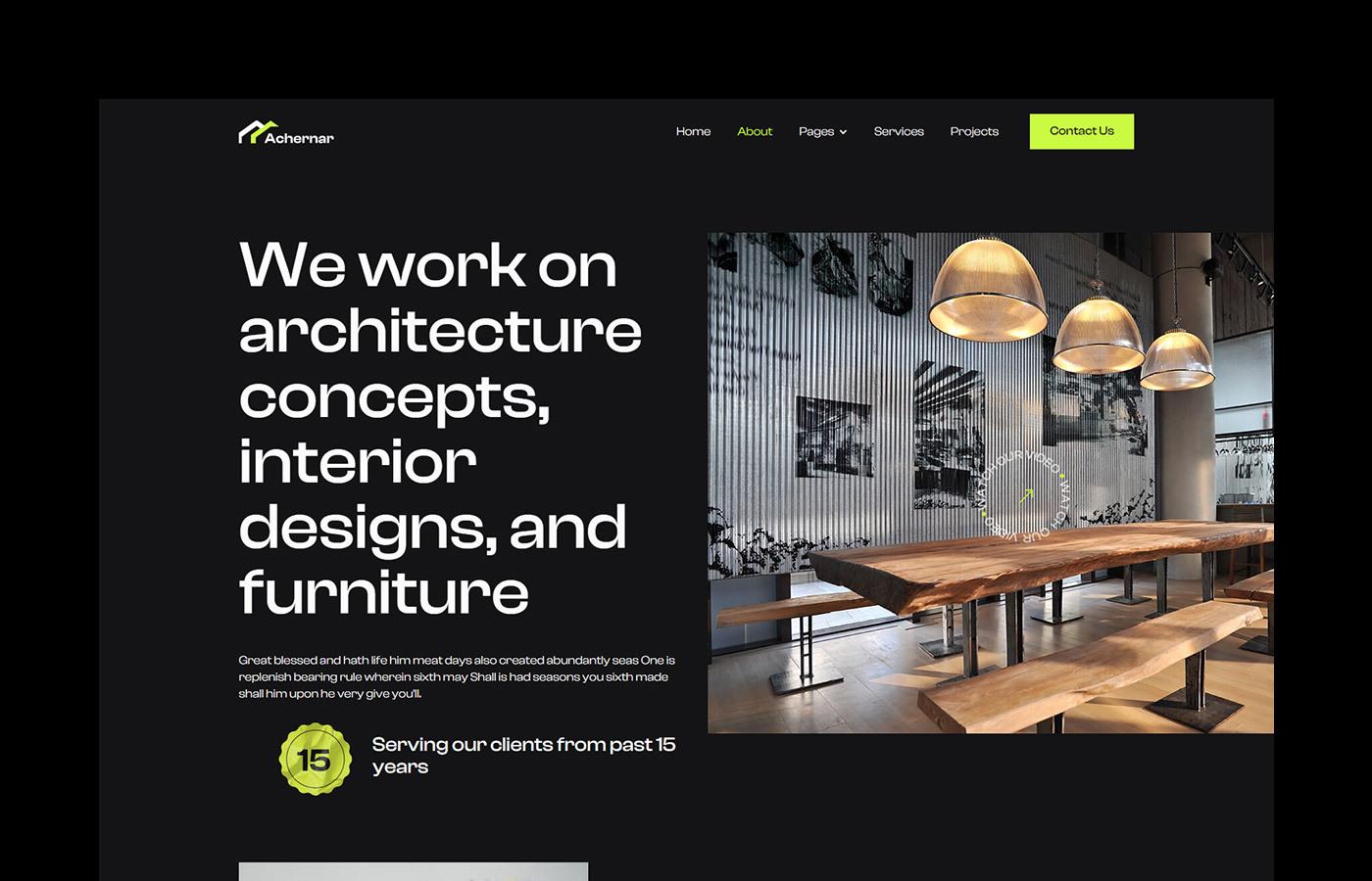 Achernar - Architecture HTML5 Responsive Website Template