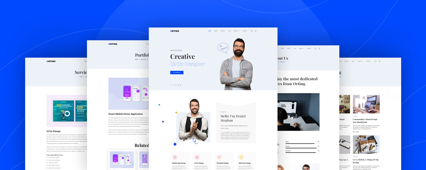 Orting - Portfolio HTML5 Responsive Website Template