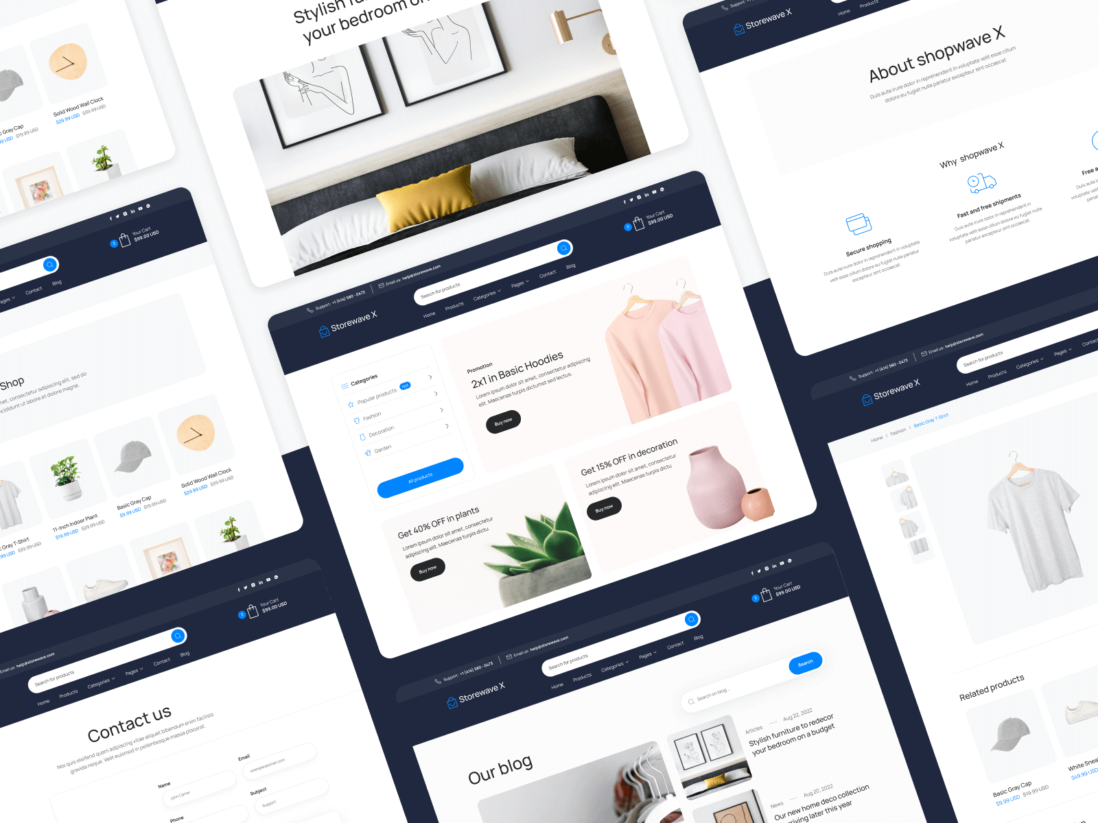 Storewave X - Shop HTML5 Responsive Website Template